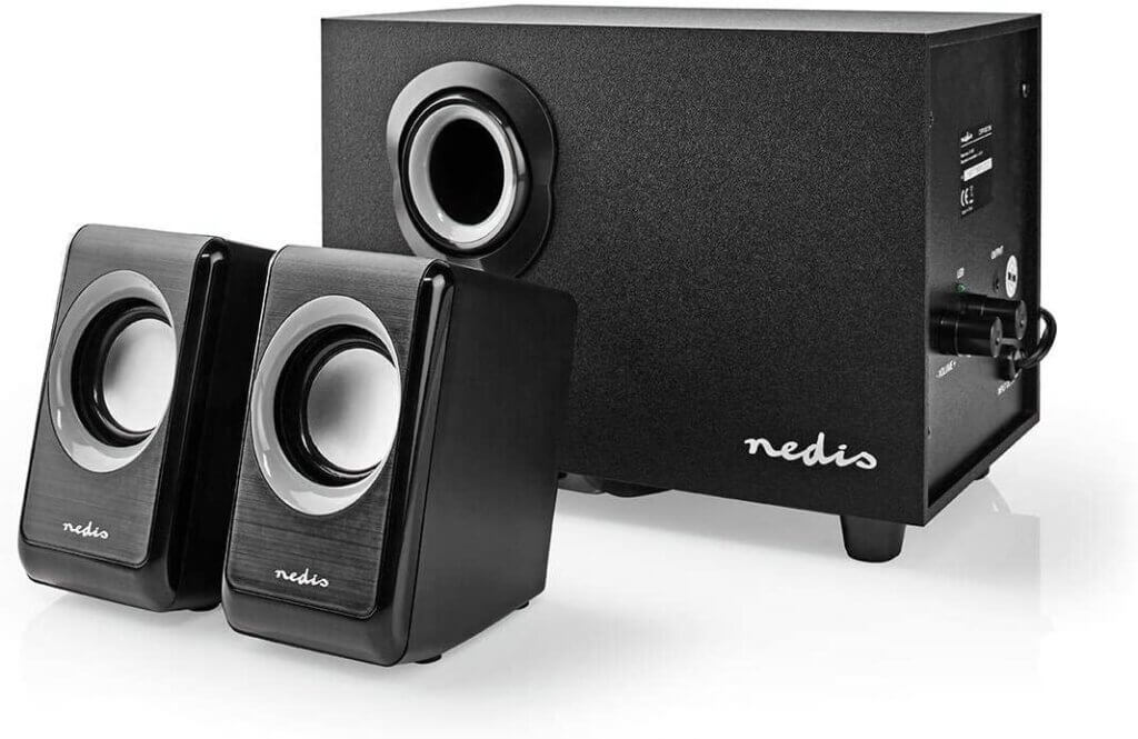 NEDIS – PC Speaker – USB Powered – Subwoofer – Input Ports: 1x 3.5 mm ...